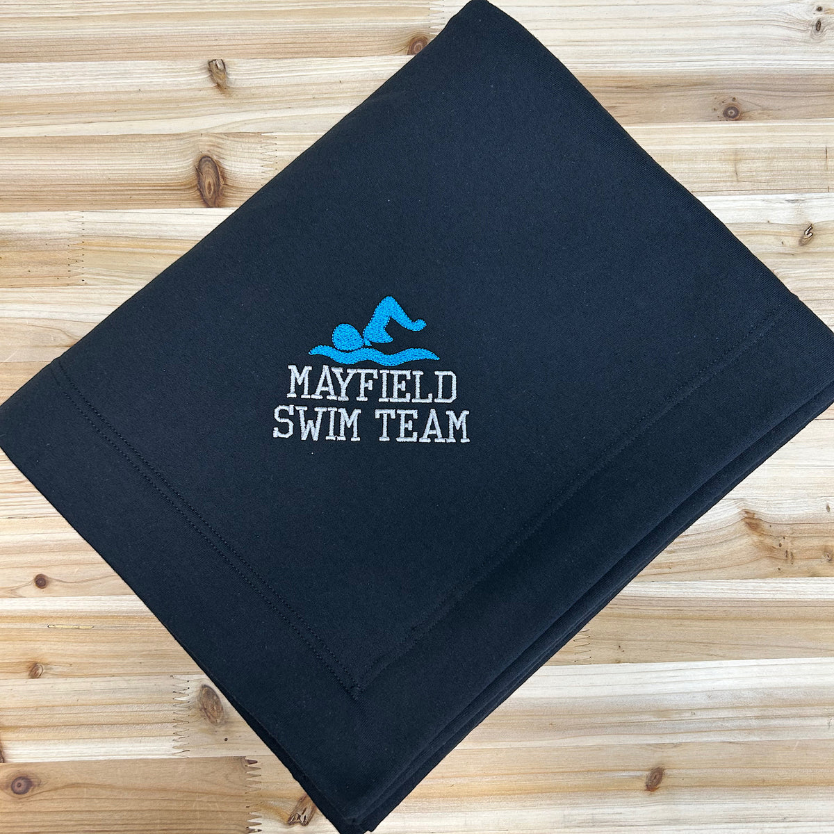 Swim Team Personalized Stadium Blanket – The Varsity Stitch